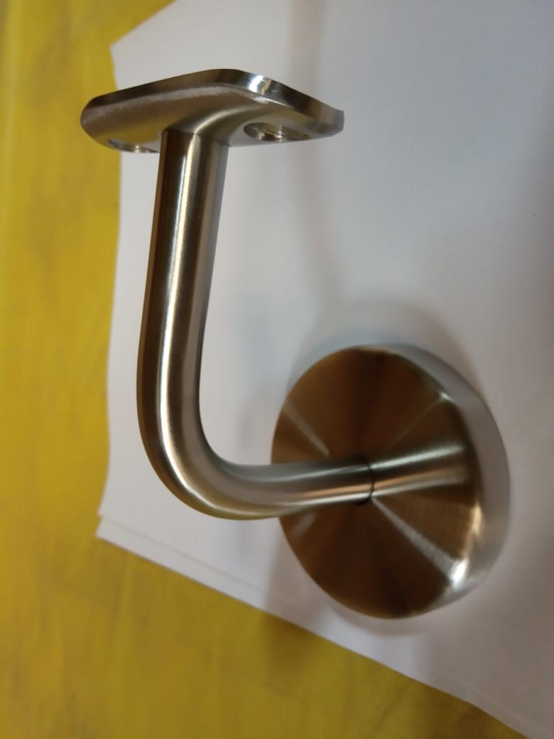 SS Wall Bracket with Cover Plate and Saddle | RINOX USA