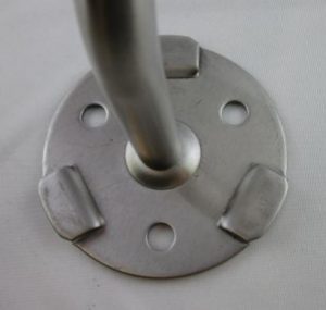 SS Wall Bracket with Cover Plate and Saddle | RINOX USA